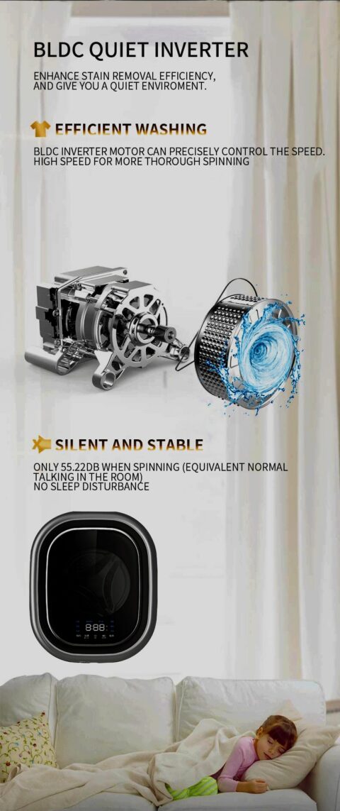 Daewoo DY-BGX09 Mini Tiny 2.5 Kg Wall Mounted 4th Generation Washing ...